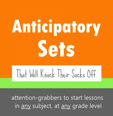 Know Your Terms: Anticipatory Set | Cult of Pedagogy