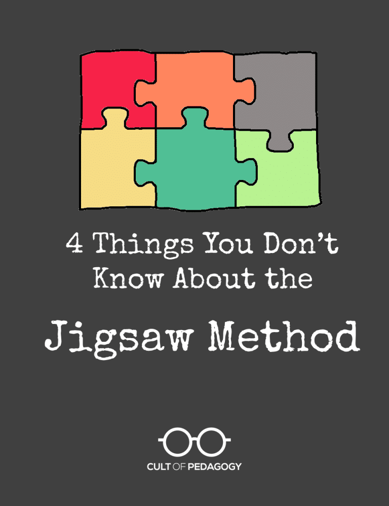 4 Things You Don't Know About the Jigsaw Method | Cult of Pedagogy