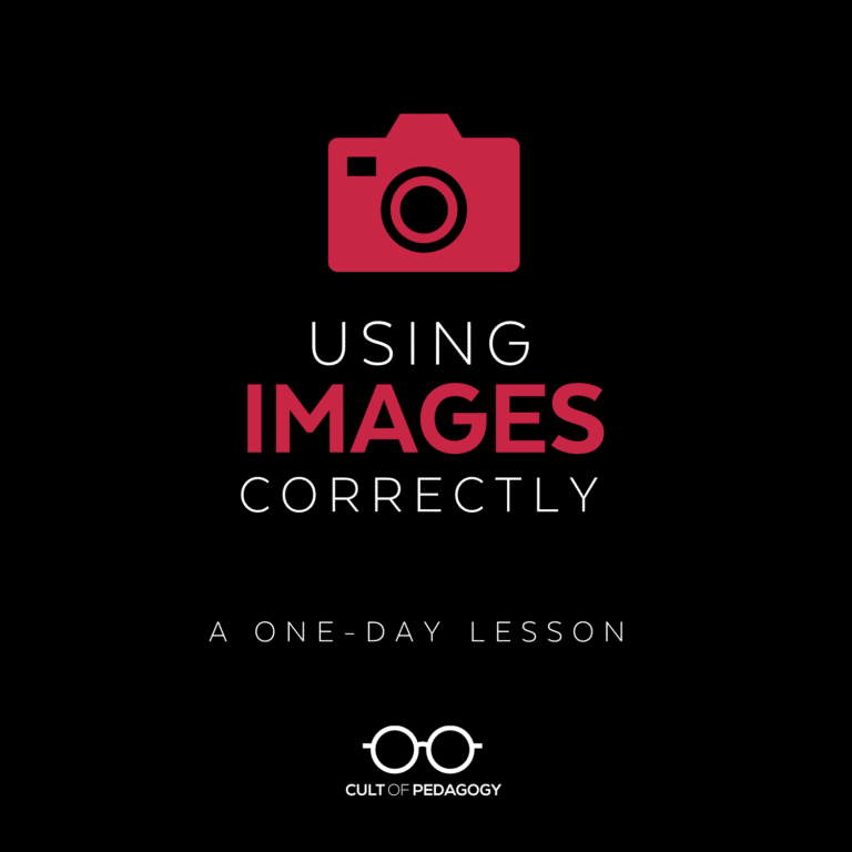 Teaching Students to Legally Use Images Online | Cult of Pedagogy