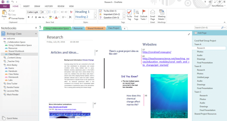 OneNote Class Notebook: A Digital Binder That Will Change the Way You ...