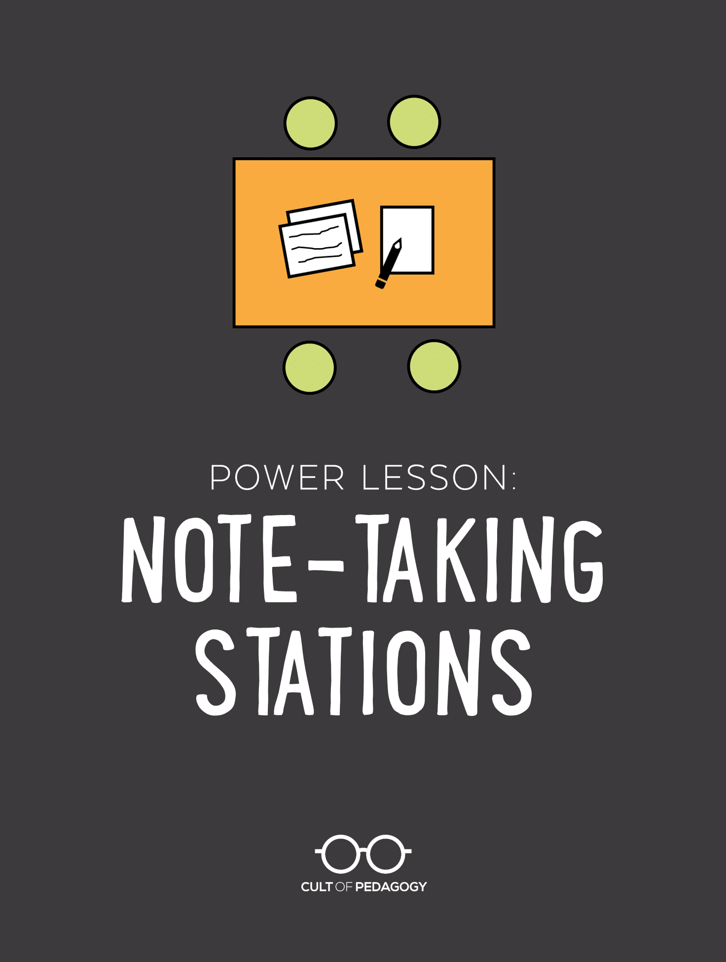 Power Lesson: Note-Taking Stations | Cult of Pedagogy
