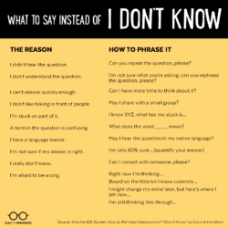 Kick the IDK Bucket: How to Rid Your Classroom of "I Don't Know" | Cult ...