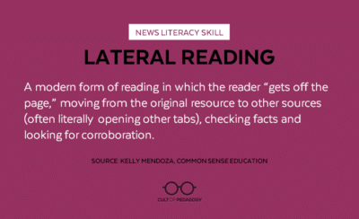 Lessons that Build Students’ Media and News Literacy | Cult of Pedagogy