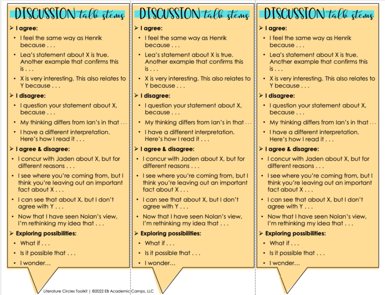 Authentic Group Discussions with the Real Talk Strategy | Cult of Pedagogy