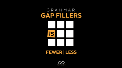 Grammar Gap Fillers | Cult of Pedagogy