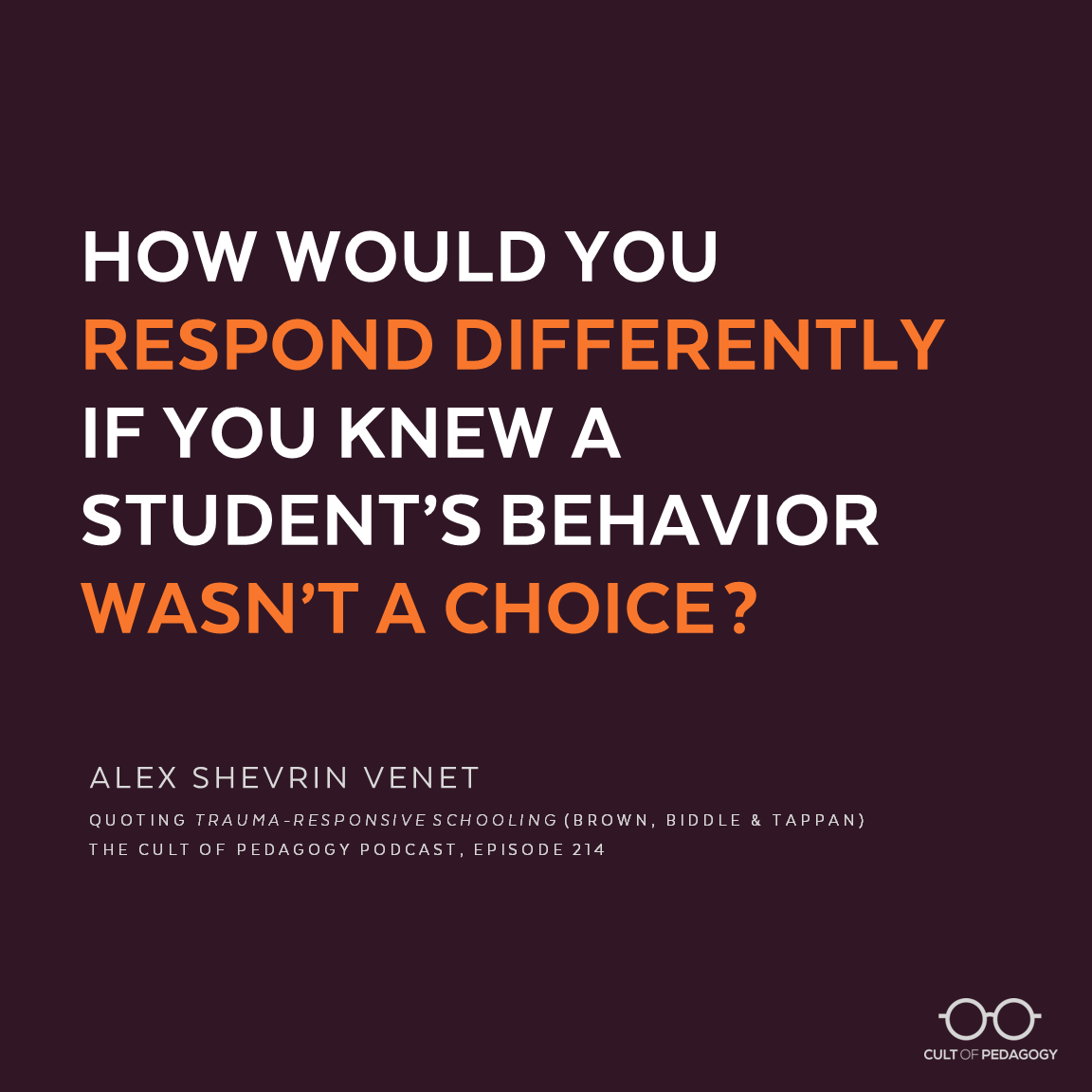 Nothing’s Going to Change My Mind: How Unconditional Positive Regard ...