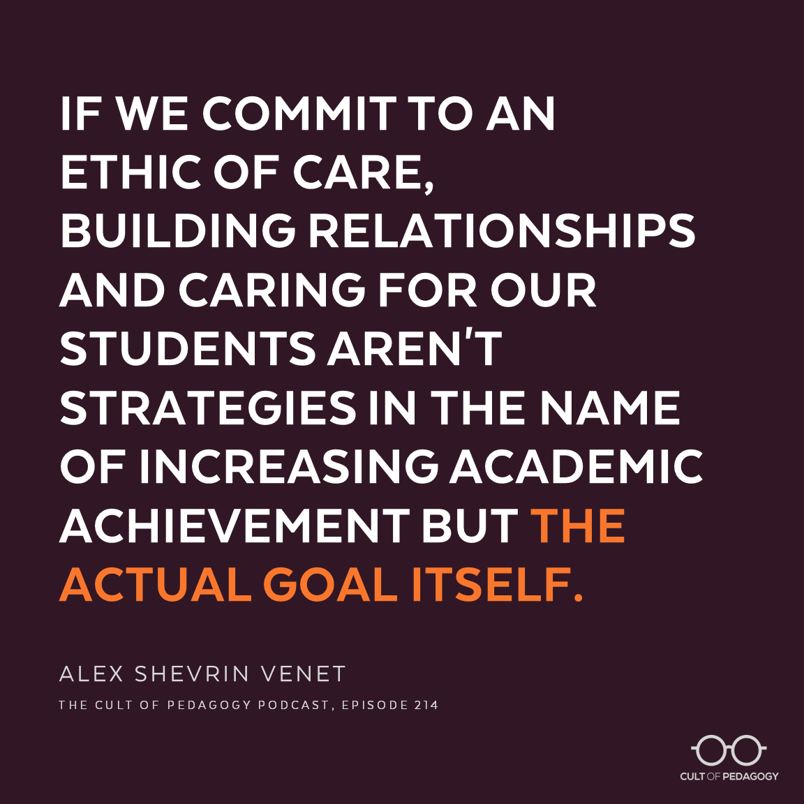 Nothing’s Going to Change My Mind: How Unconditional Positive Regard ...